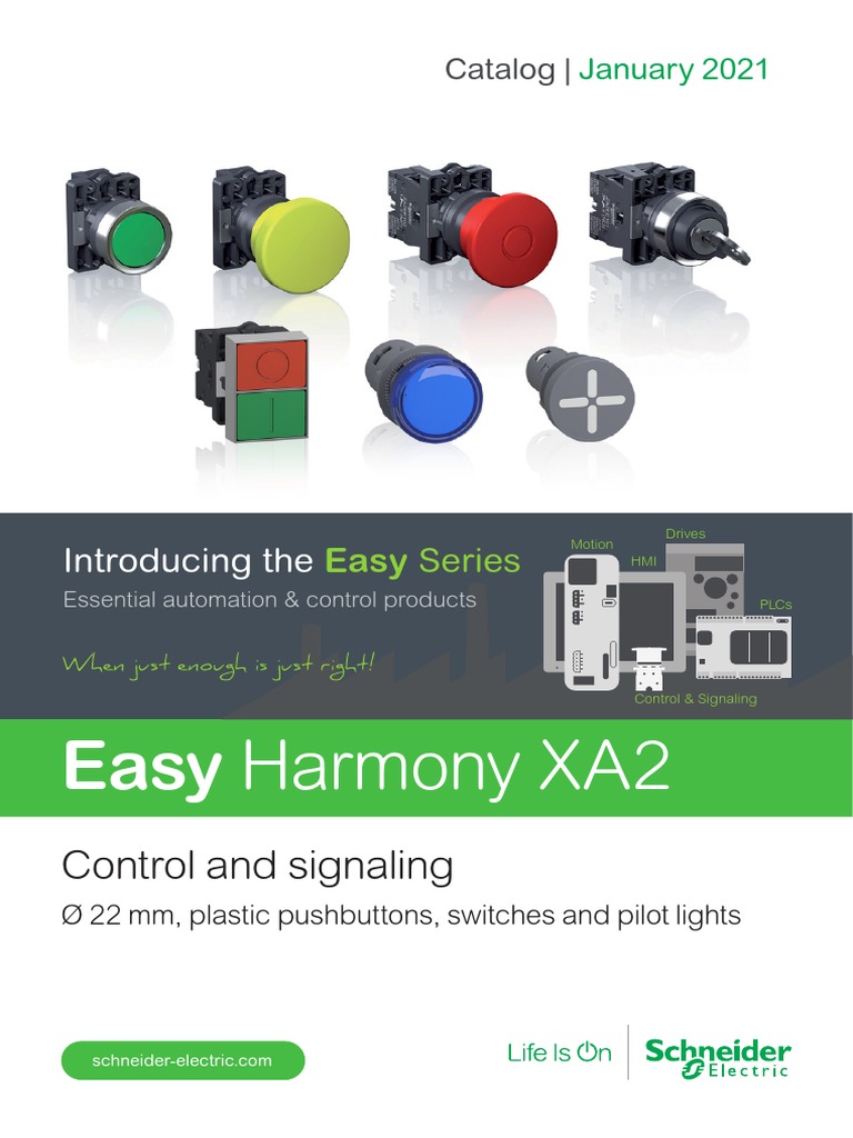 Easy Harmony XA2: Control and Signaling | PDF | Switch | Automation