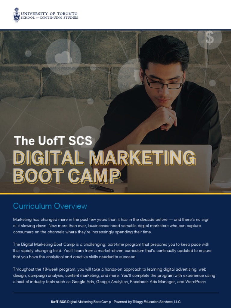 UofT Digital Marketing Boot Camp Overview | PDF | Digital Marketing ...