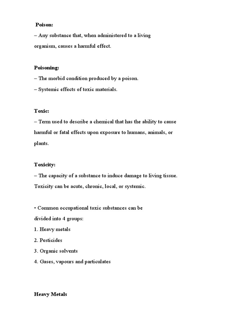 Topic4 - Occup | PDF | Chromium | Nickel