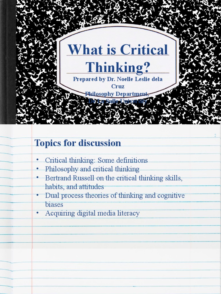 What Is Critical Thinking | PDF | Socrates | Critical Thinking