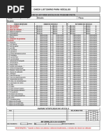 Modelo de Check List - Veiculos | PDF | Layouts de automóveis | Carro