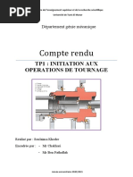 Gamme d'Usinage et Mise en Position | PDF | Usinage | Biens manufacturés