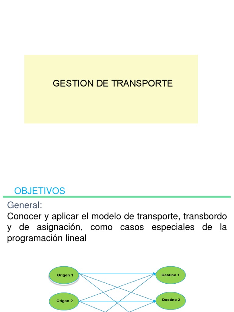 TRANSPORTES | PDF | Transporte | Matemáticas Aplicadas