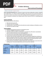 Telkom International Roaming Form | PDF | Finance & Money Management