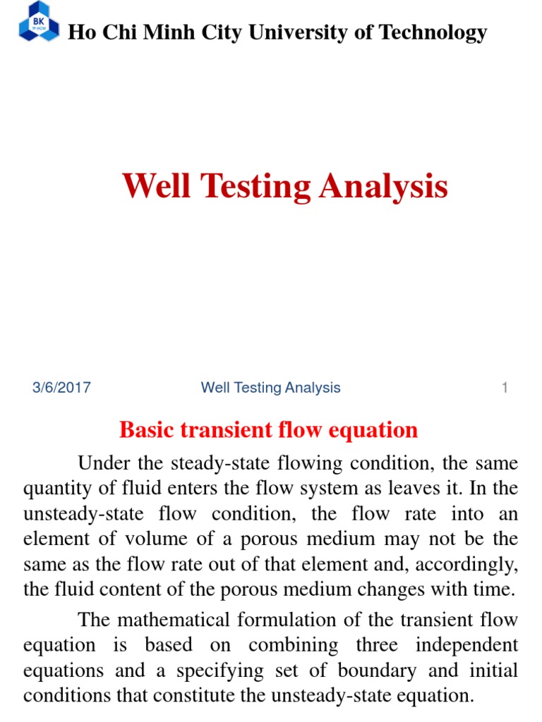 3 Basic Transient Flow Equation | PDF | Fluid Dynamics | Equations