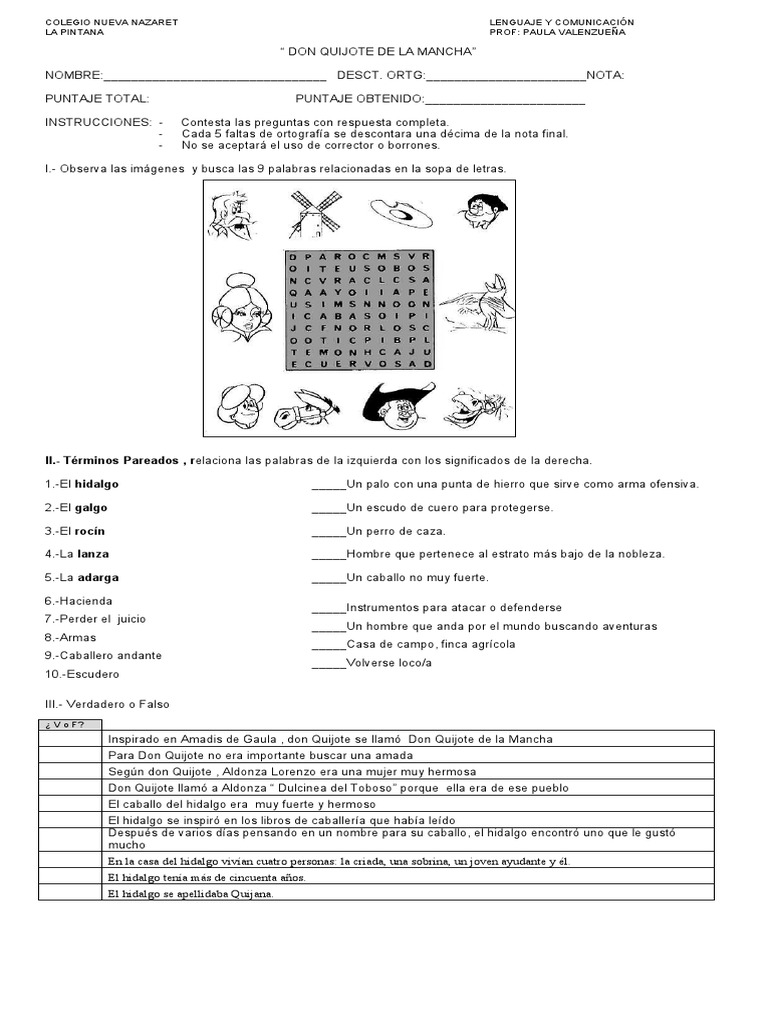 Don Quijote de La Mancha | PDF | Don Quijote