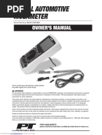 EverStart Digital Multimeter 10709WDI | PDF