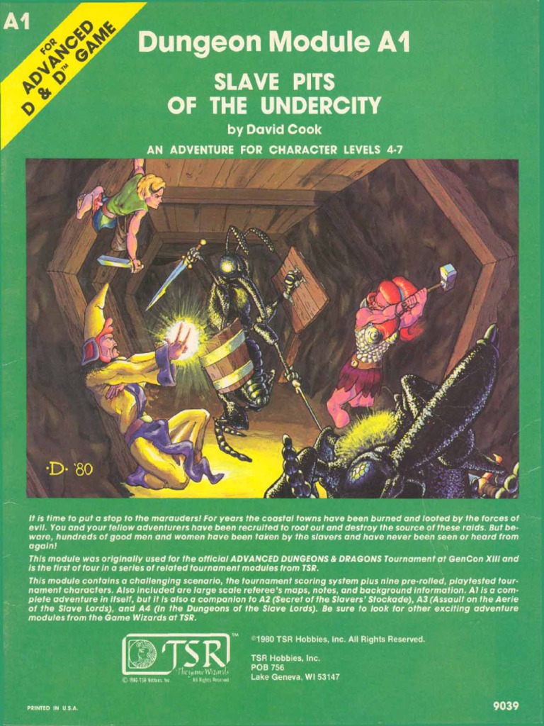 Tsr09039 A1 Slave Pits of The Undercity | PDF