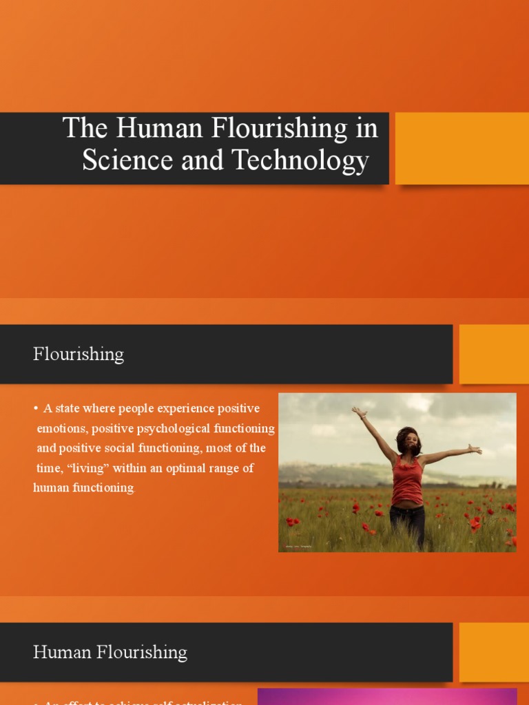 The Human Flourishing PPT ? | PDF | Happiness | Philosophical Theories