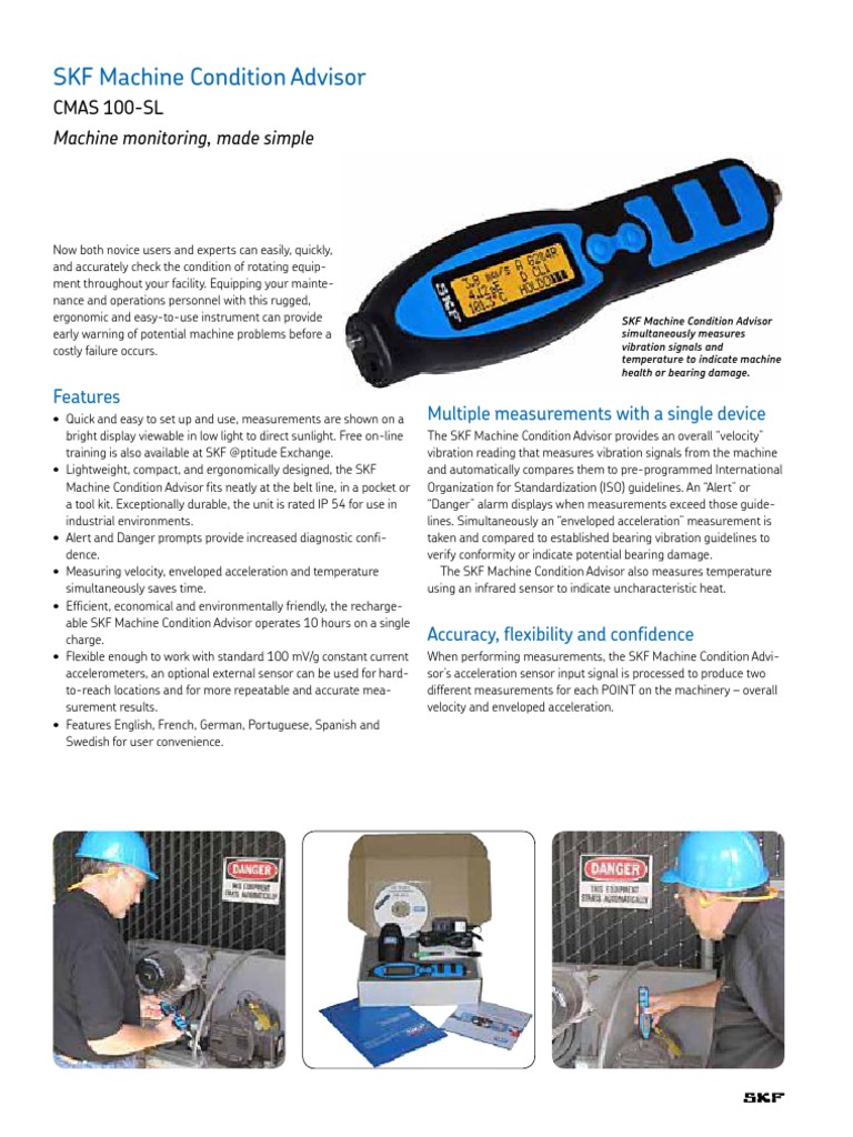 CMAS 100-SL New | PDF | Bearing (Mechanical) | Accelerometer
