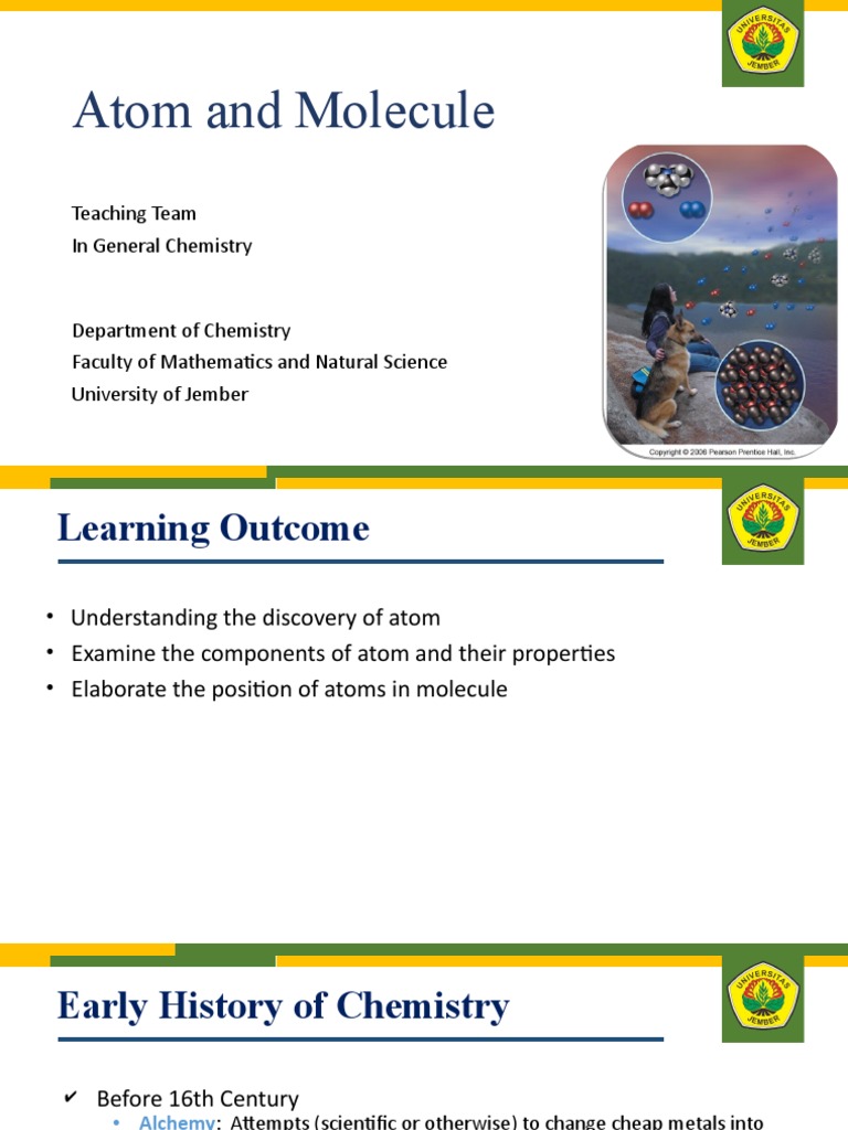 Atom and Molecule: Teaching Team in General Chemistry | Download Free ...
