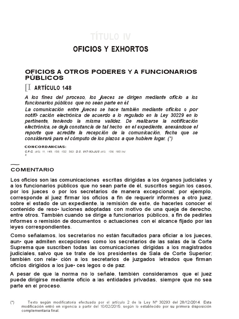 Diferencias entre Oficios y Exhortos | PDF | Ley procesal | Juez