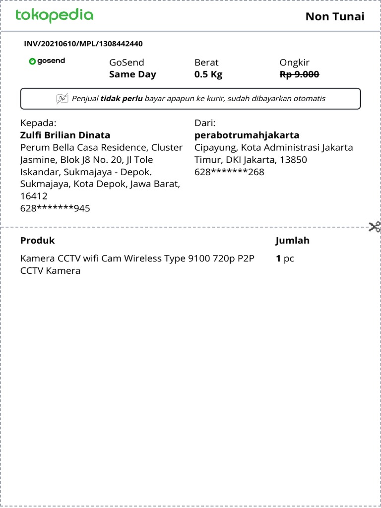 Seller Dashboard - Tokopedia-Zulfi | PDF