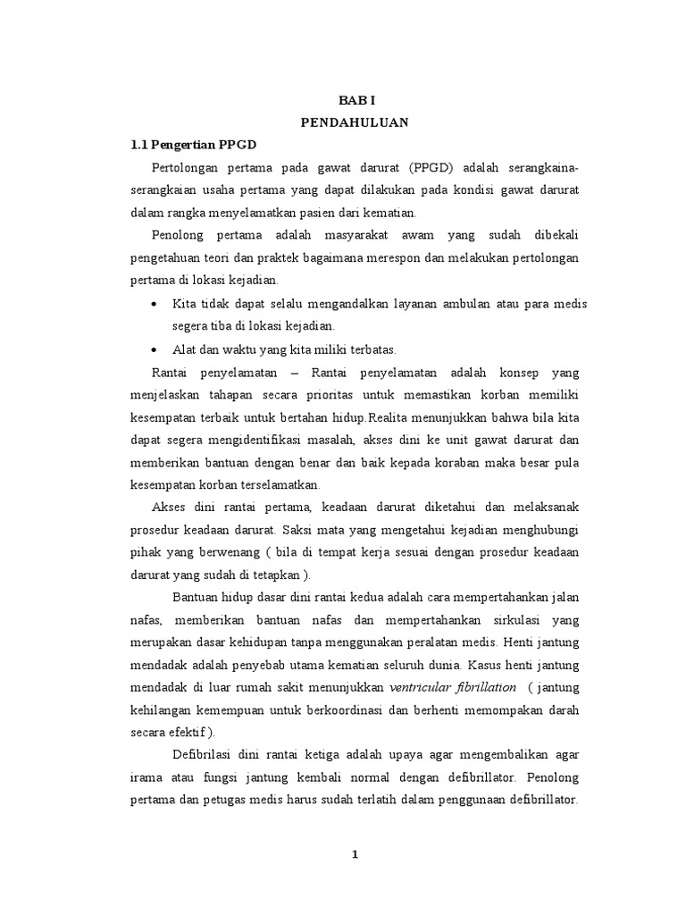 Makalah PPGD Dasar | PDF