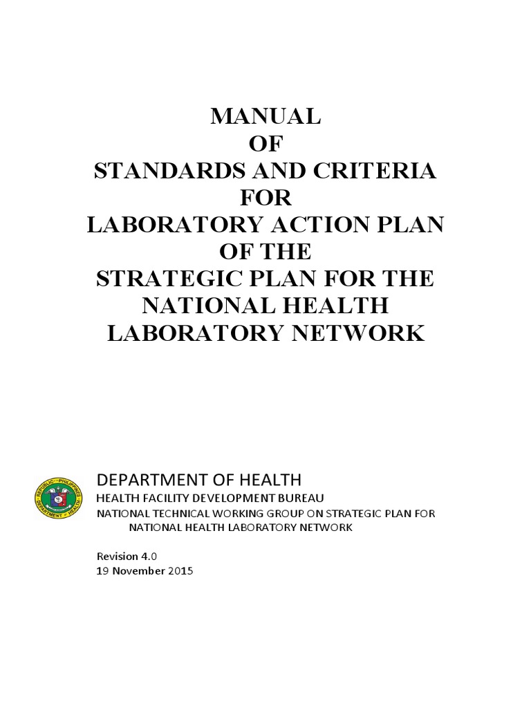 Manual of Standards & Criteria For Lab Action Plan Ver 4.0 19 Nov 2015 ...
