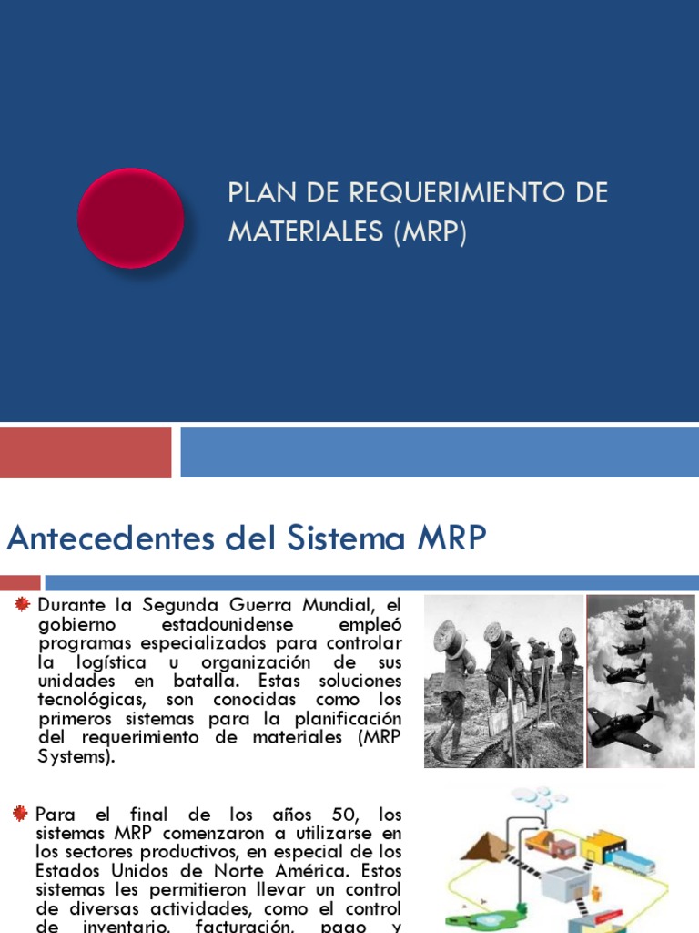 Plan de Requerimiento de Materiales | PDF | Business