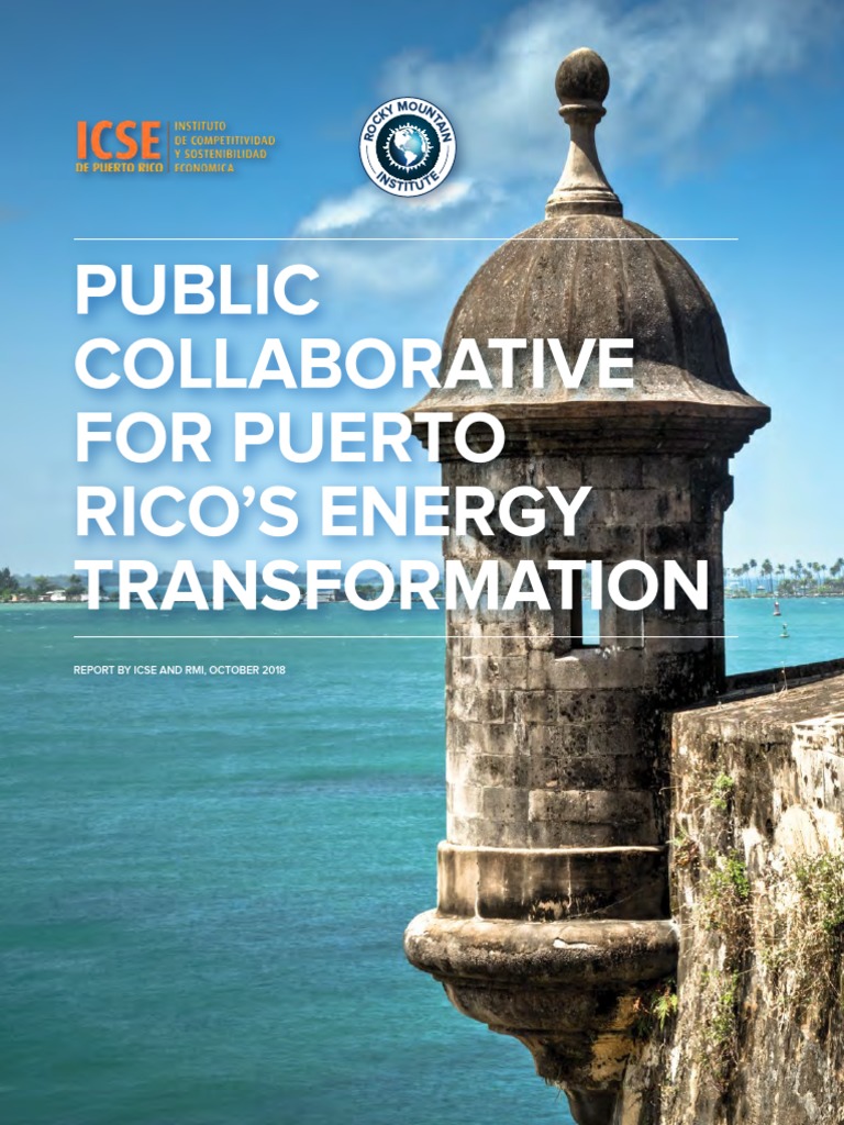 Public Collaborative For The PR Energy Transformation | PDF | Renewable ...