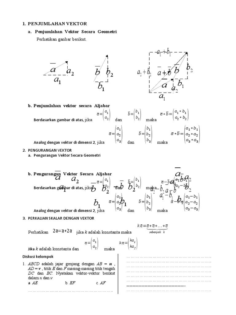 Lks 0 2 Operasi Vektor | PDF