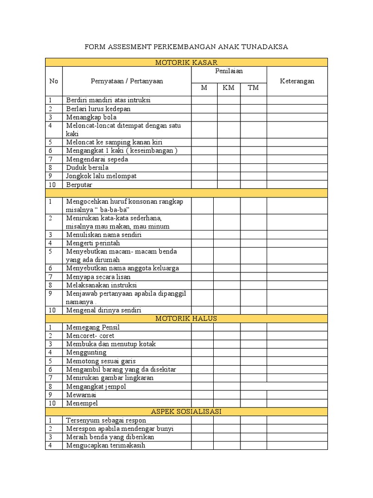 Instrumen Asesmen | PDF