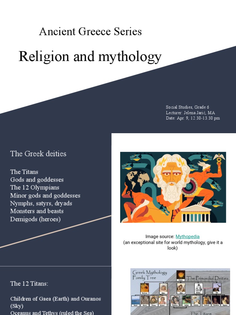 Ancient Greece Series: Religion and Mythology | PDF | Twelve Olympians ...