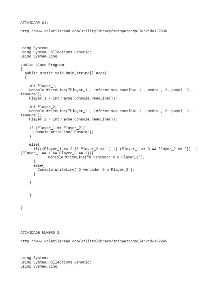 Atv 1 - Uc04 | PDF | Computadores