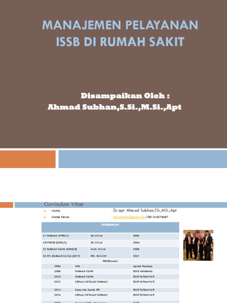 Manajemen Pelayanan CSSD Di Rumah Sakit | PDF