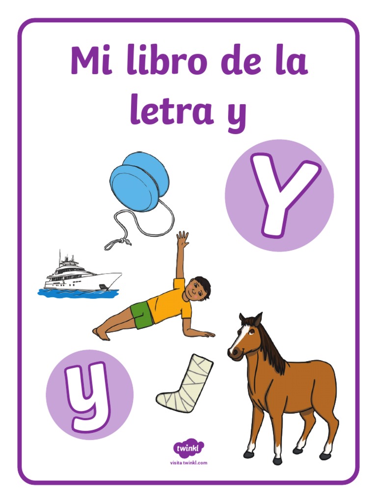 Mi Libro de La Letra y | PDF | Lingüística | Comunicación humana