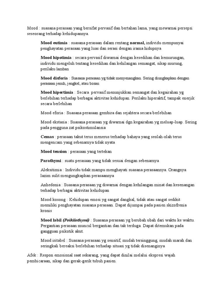 Mood | PDF