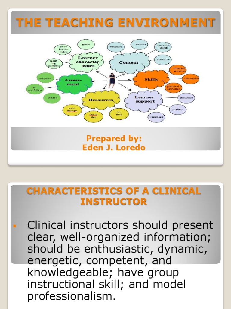 The Teaching Environment - Powerpoint Presentation | PDF | Nursing ...