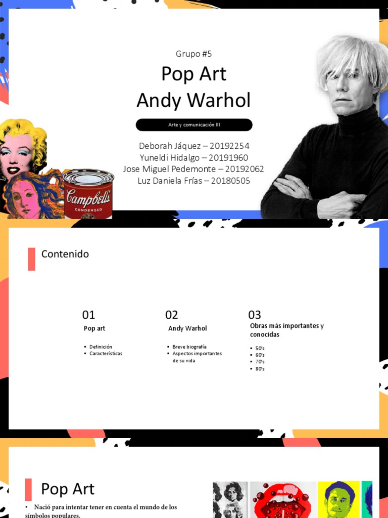 Pop Art, Andy Warhol | PDF | Andy Warhol | Las artes