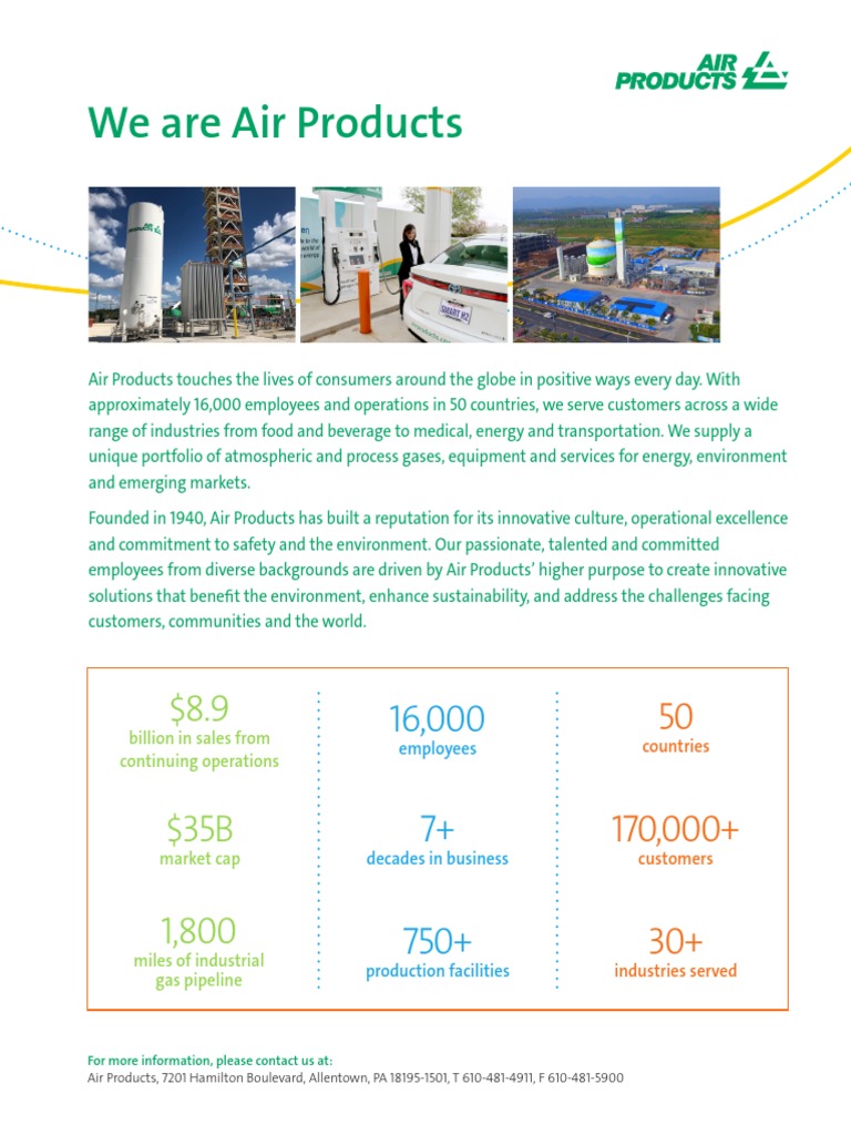 We Are Air Products | PDF | Fuels | Sustainability