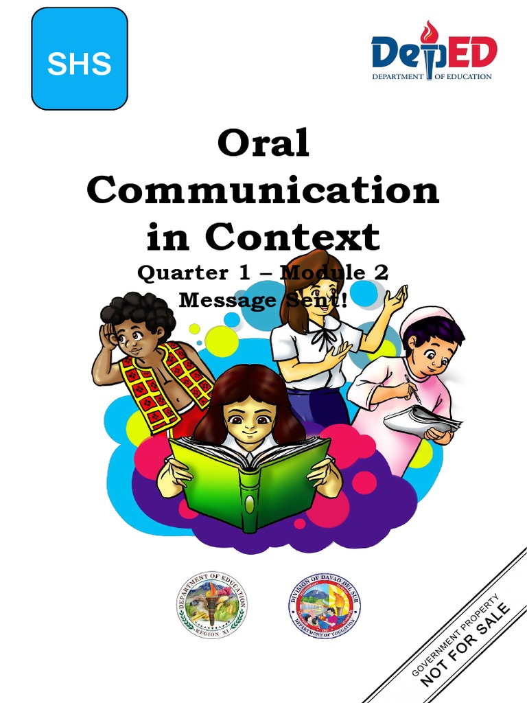 Oral Communication in Context: Quarter 1 - Module 2 Message Sent! | PDF ...