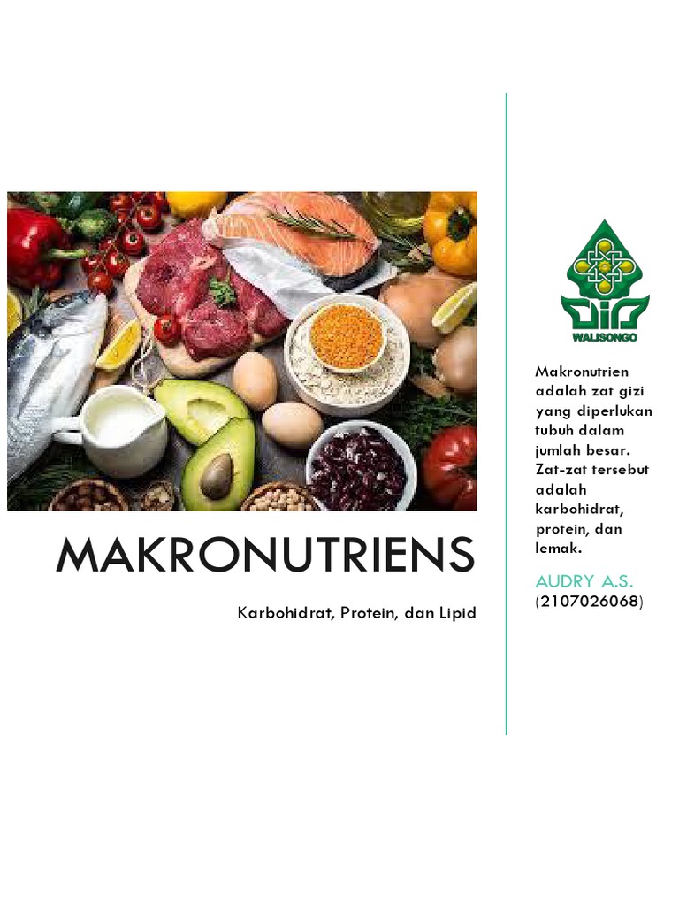 Makronutrien | PDF | Kesehatan Holistik | Sains & Matematika