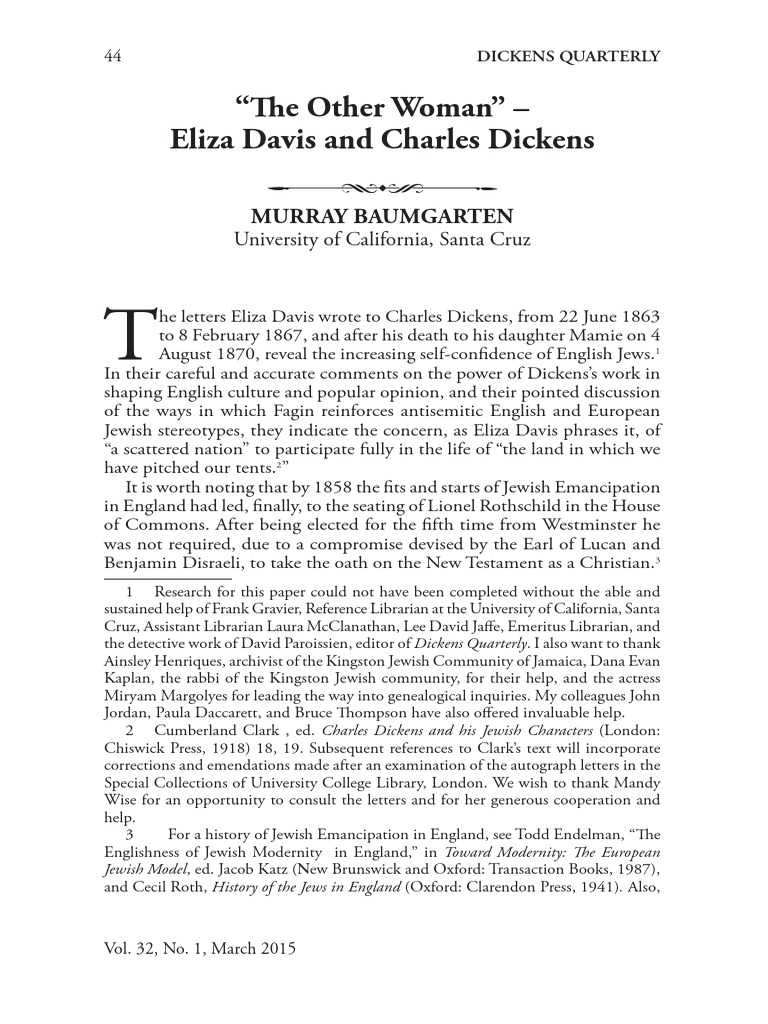 The Other Woman Eliza Davis | PDF | Our Mutual Friend | Fagin