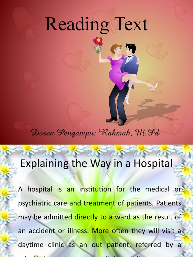Reading Text About Hospital | PDF