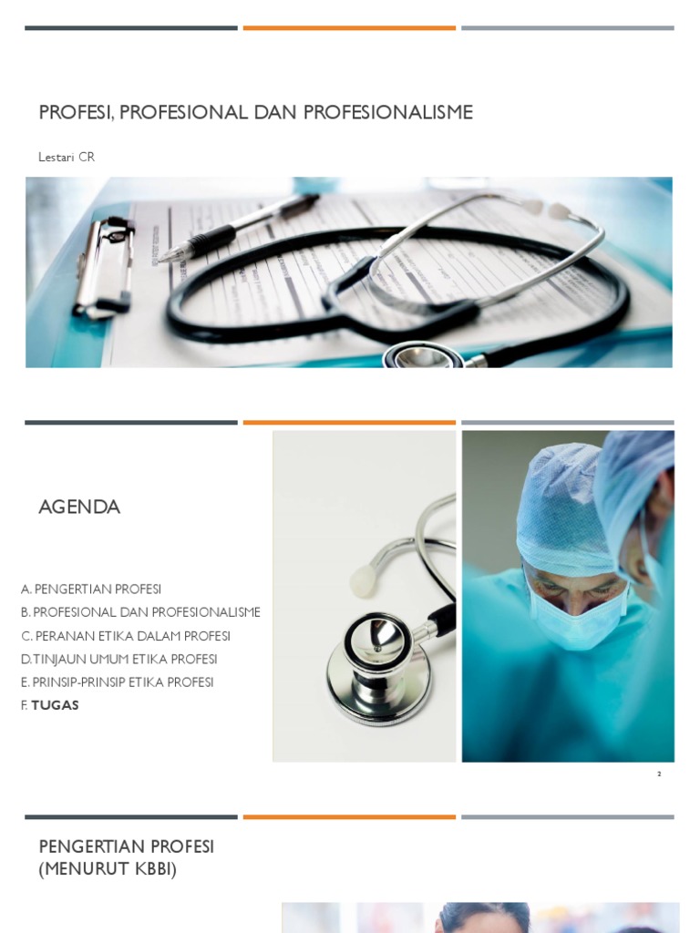 P3 Profesi, Profesional Dan Profesionalisme | PDF | Karier & Perkembangan