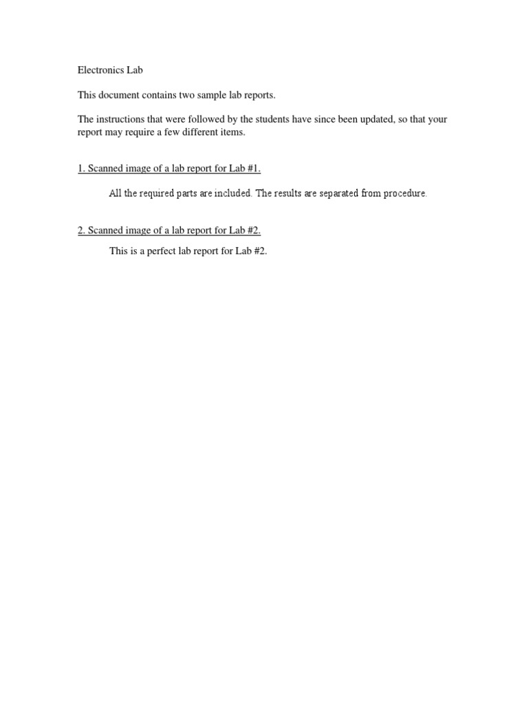 29 128 Lab Sample Report Labs 1 2 | PDF | Technology & Engineering