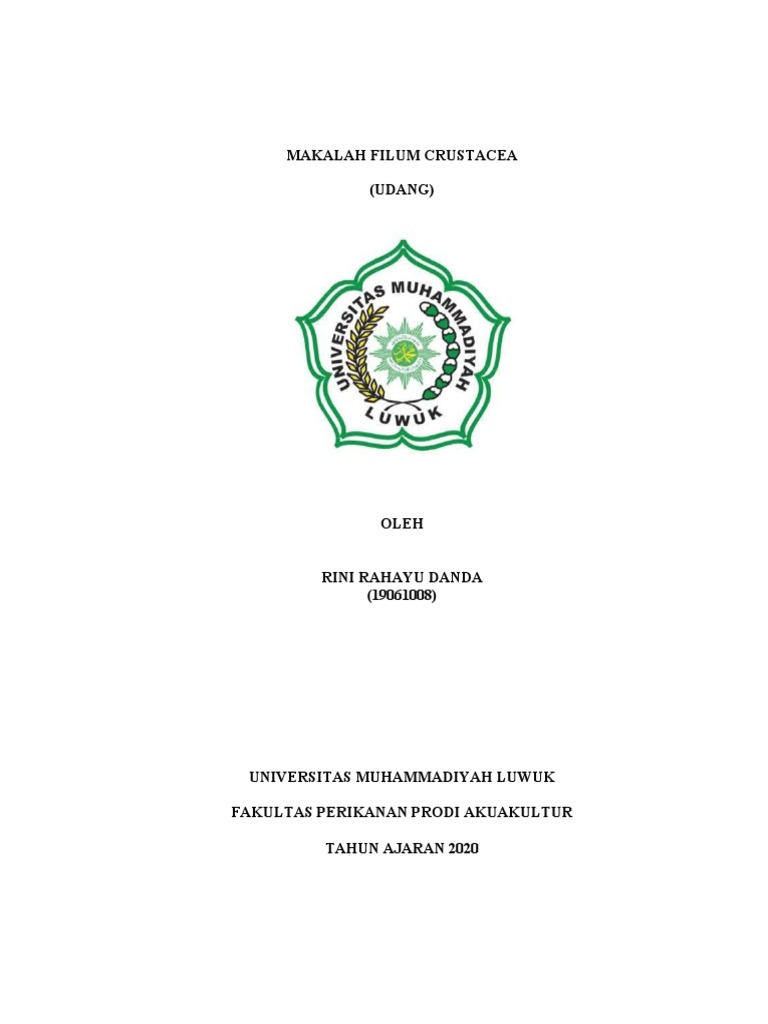 Siklus Hidup dan Morfologi Udang Crustacea | PDF
