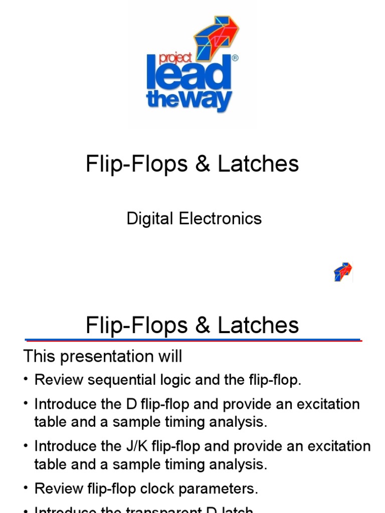 Flip-Flops & Latches: Digital Electronics | Download Free PDF | Electronic Engineering ...