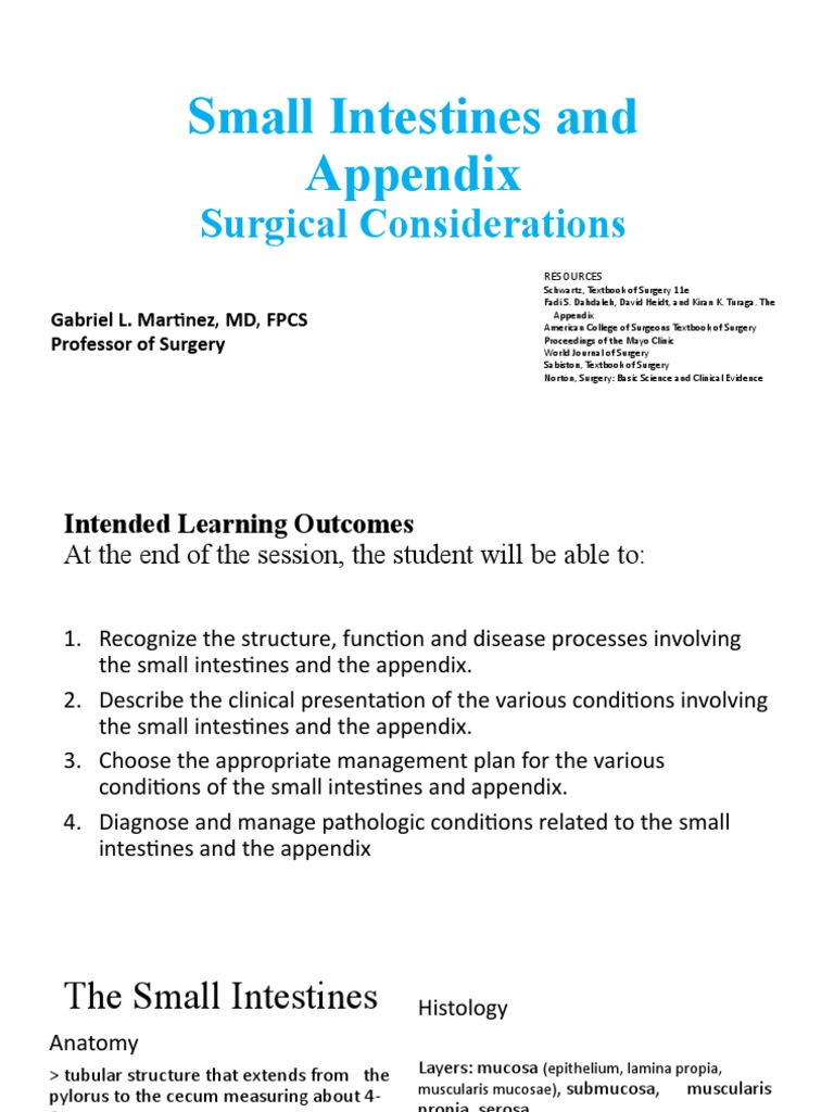 Small Intestines and Appendix - Anno | PDF | Crohn's Disease ...