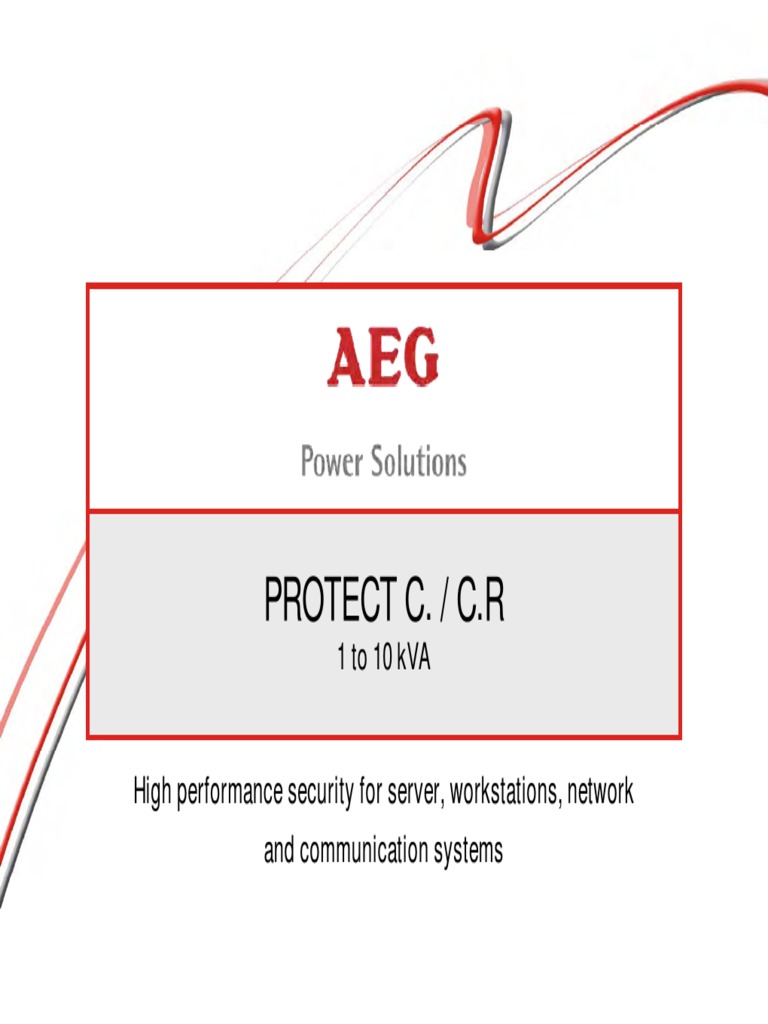 Aeg Ups Protect C Presentation en | PDF | Computer Network | Computer ...