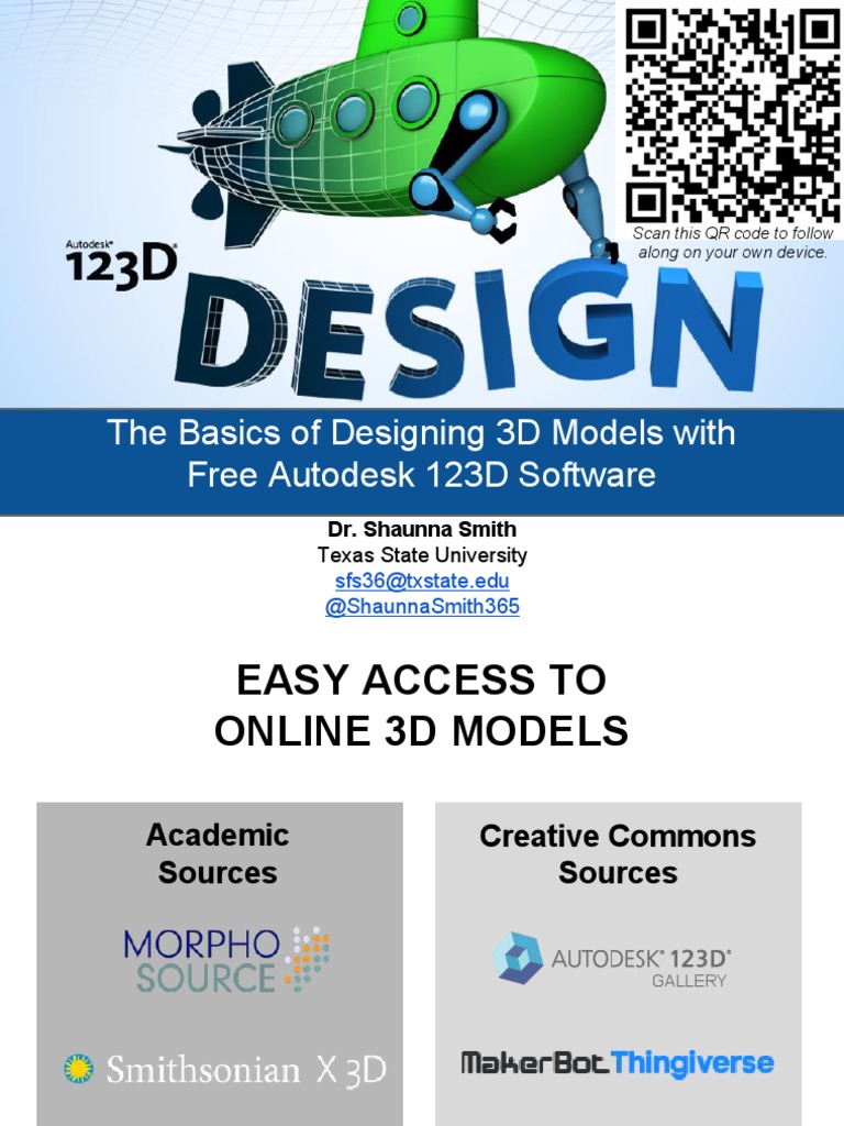 The Basics of Designing 3D Models With Free Autodesk 123D Software ...