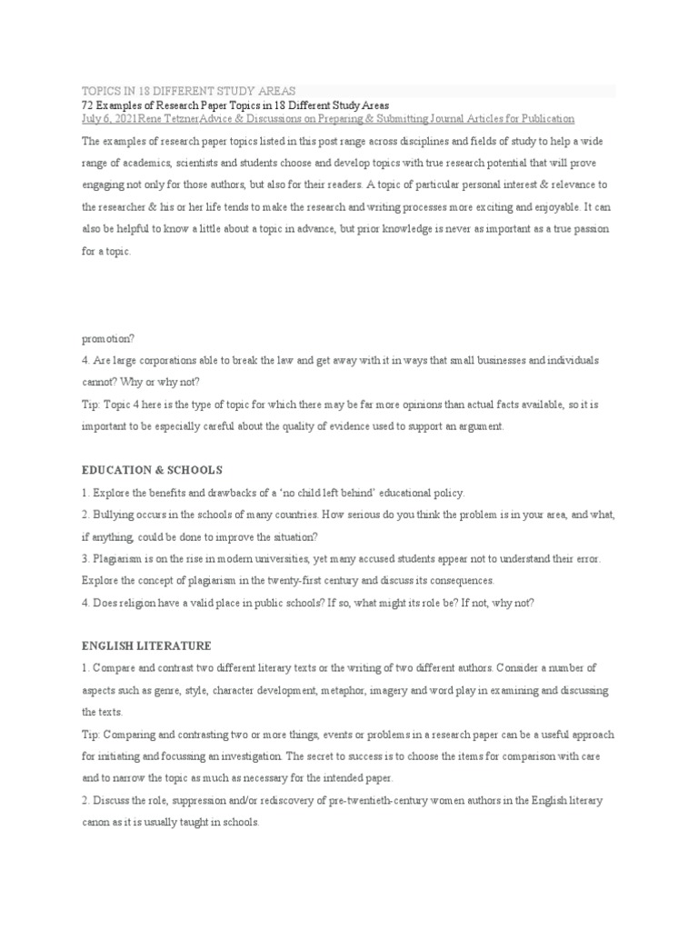 July 6, 2021 Rene Tetzner Advice & Discussions On Preparing & Submitting Journal Articles For ...