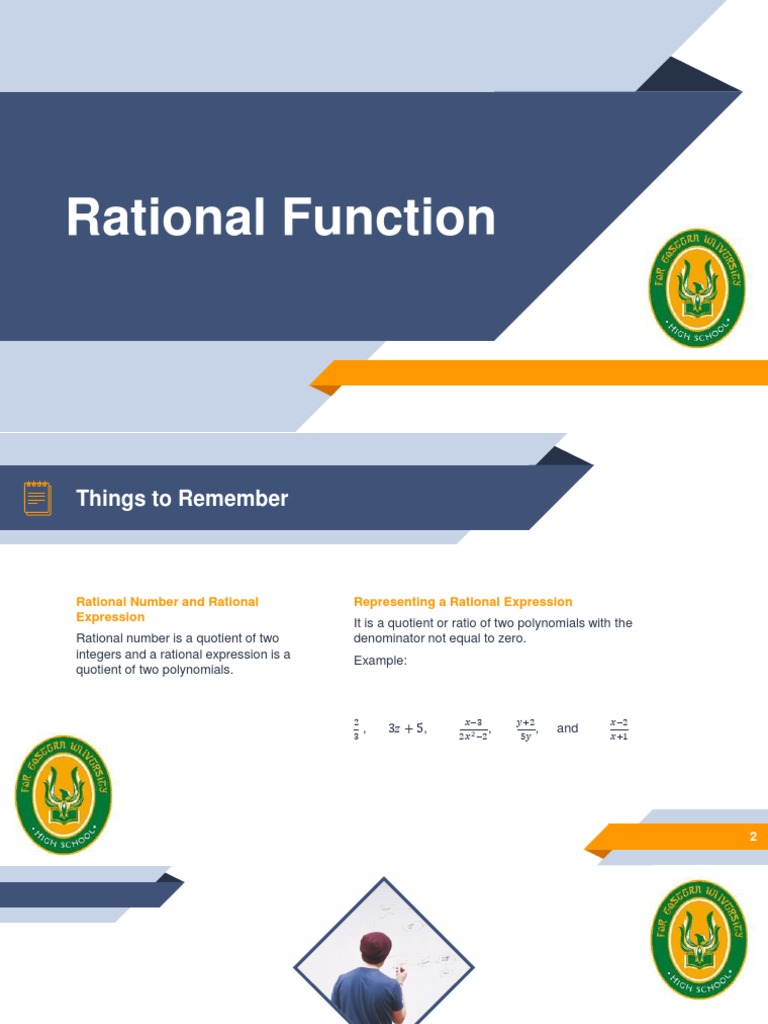 Lesson 2 Basic Concepts On Rational Function | PDF | Rational Number ...