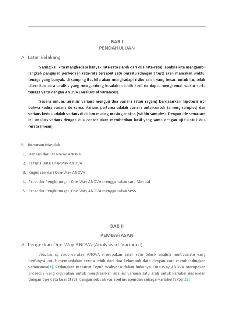 Anova | PDF | Metode & Bahan Ajar