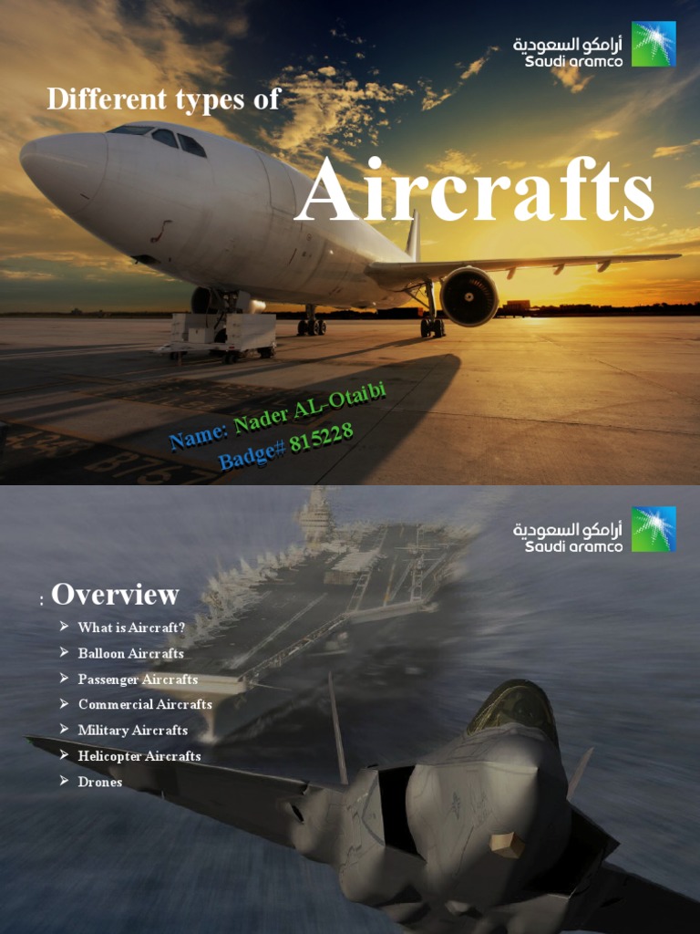 Types of Aircraft Overview | PDF