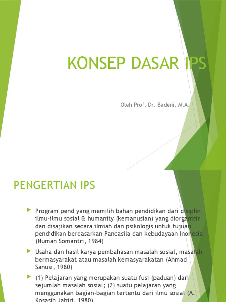 Konsep Dasar Ips | PDF | Citizenship | Society