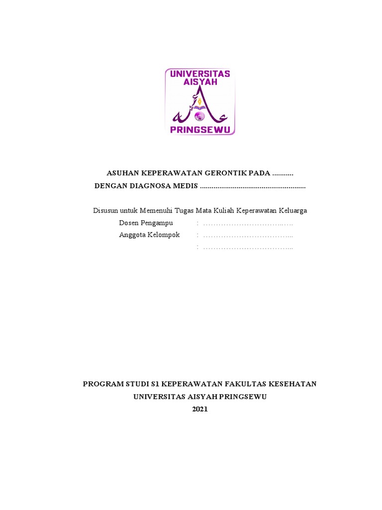 Format Askep Gerontik | PDF