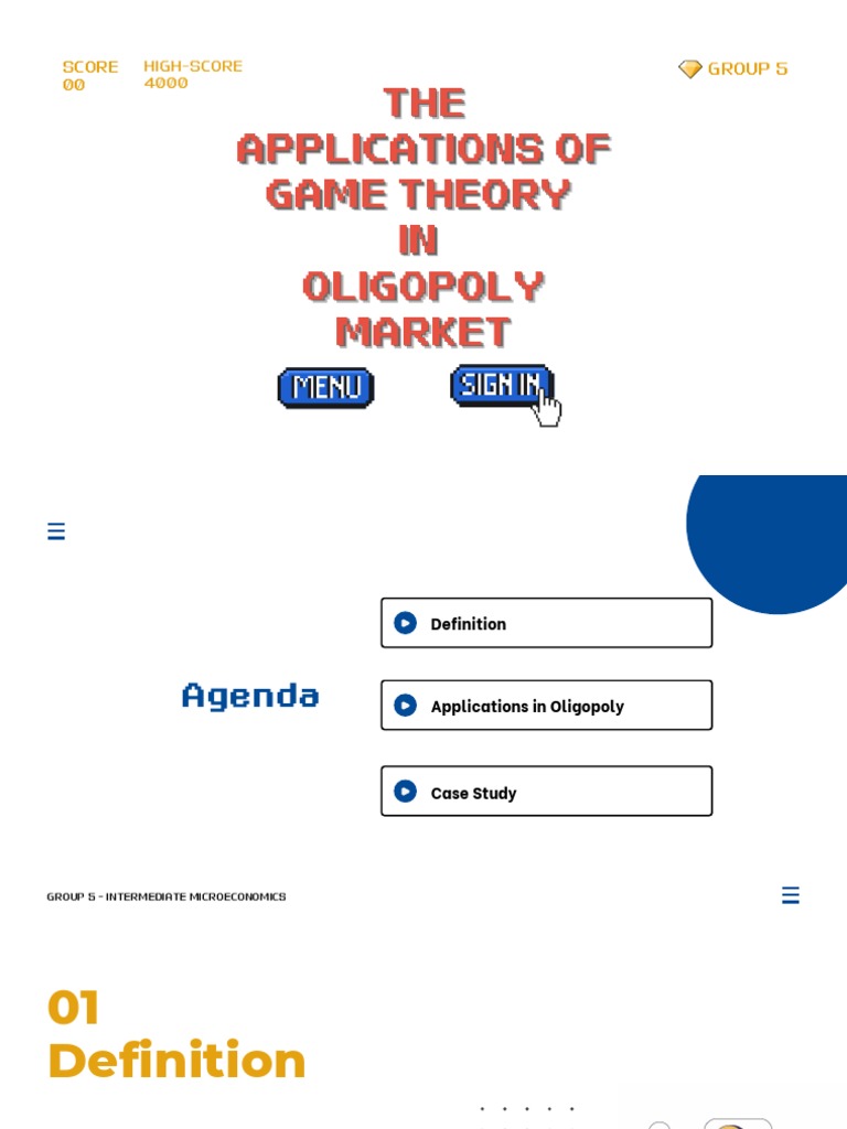 The Applications of Game Theory in Oligopoly Market | PDF | Game Theory ...