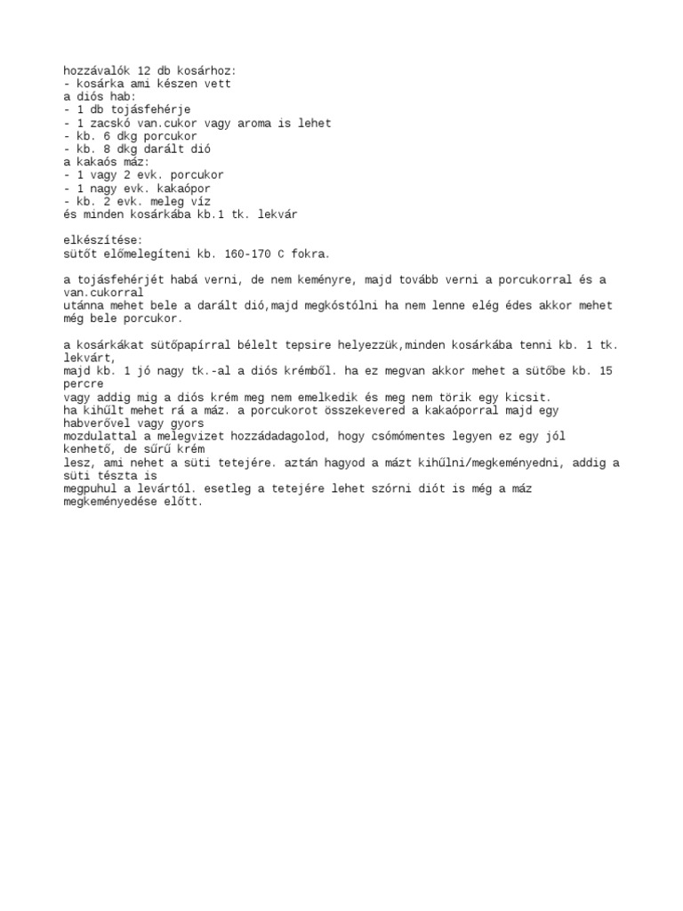 Zserbós Kosárka | PDF